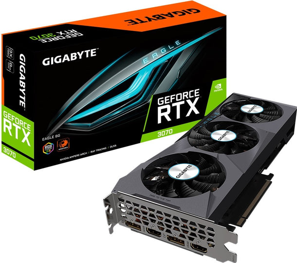 Gigabyte GeForce RTX 3070 EAGLE 8G OC - 8GB GDDR6 Graphics Card ...