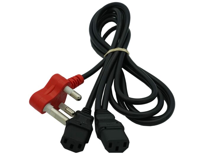 Dedicated Power Cable 2 Way 2 IEC For Dual Devices – NexGen Computing