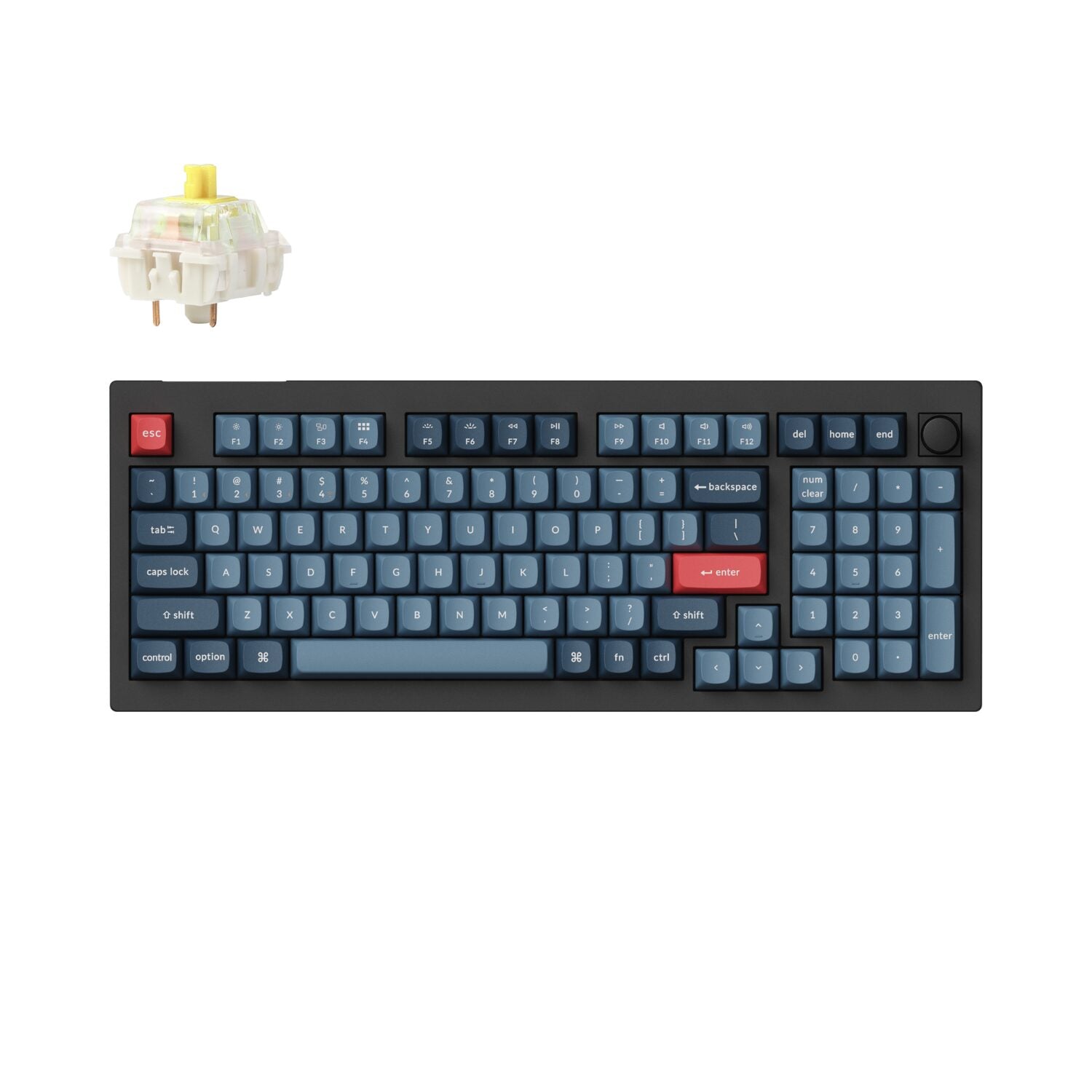 Keychron V5 Max Pro Wireless Mechanical Keyboard with Gateron Jupiter ...